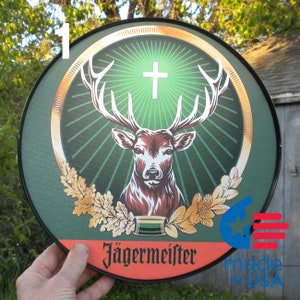 JAGERMEISTER Logo, as a Framed Round Poster - Etsy