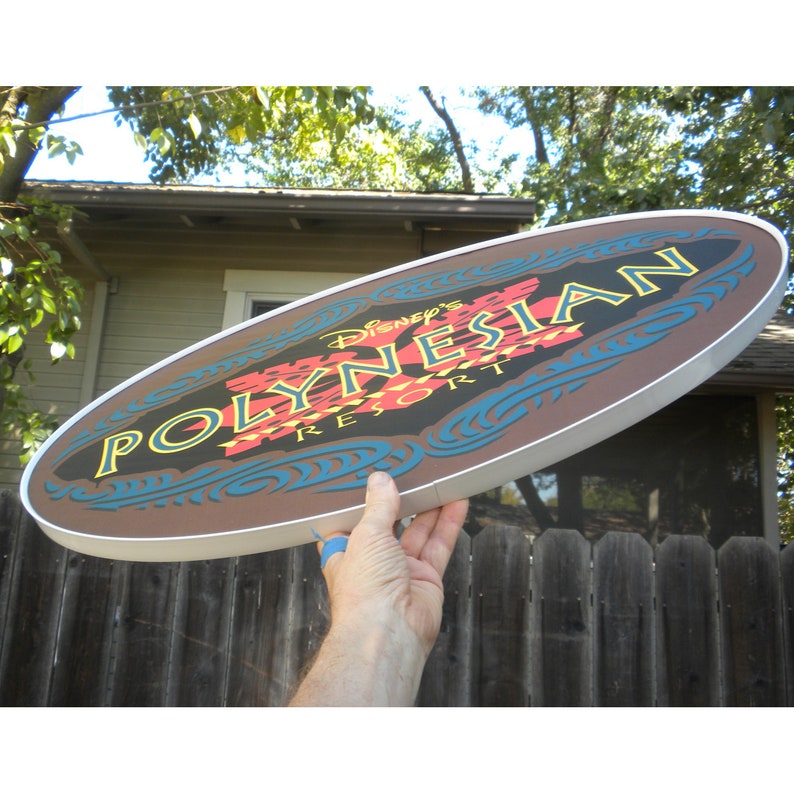 Disney's Polynesian Resort Oval Sign - Etsy