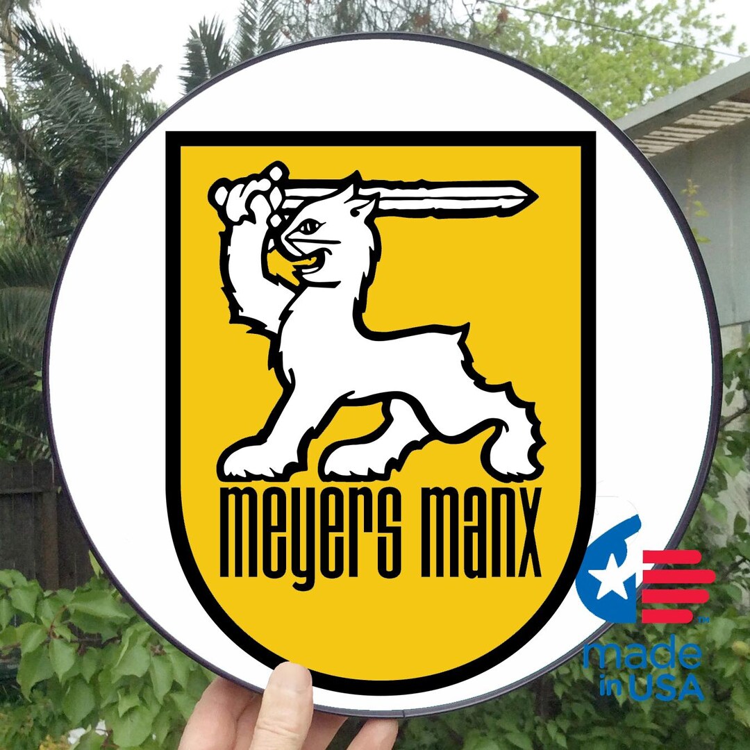 Meyers Manx Logo, as a Framed Round Poster - Etsy