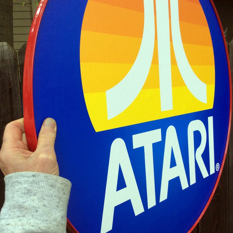 Atari Vintage Logo, as a Framed Round Poster/sign - Etsy
