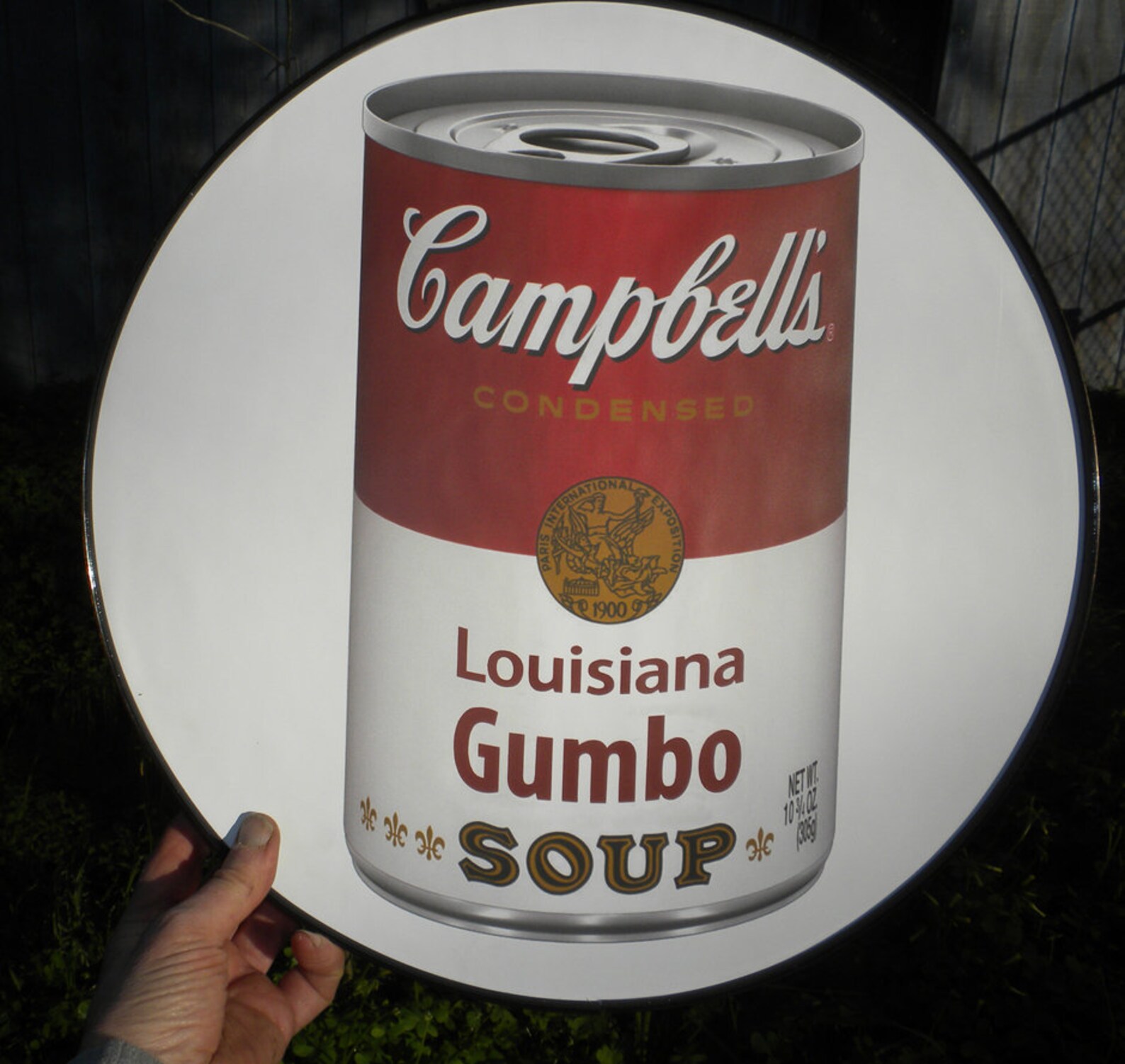 Campbell's gumbo Framed Round Poster | Etsy