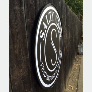 SALTY CREW Logo, as a Framed Round Poster - Etsy