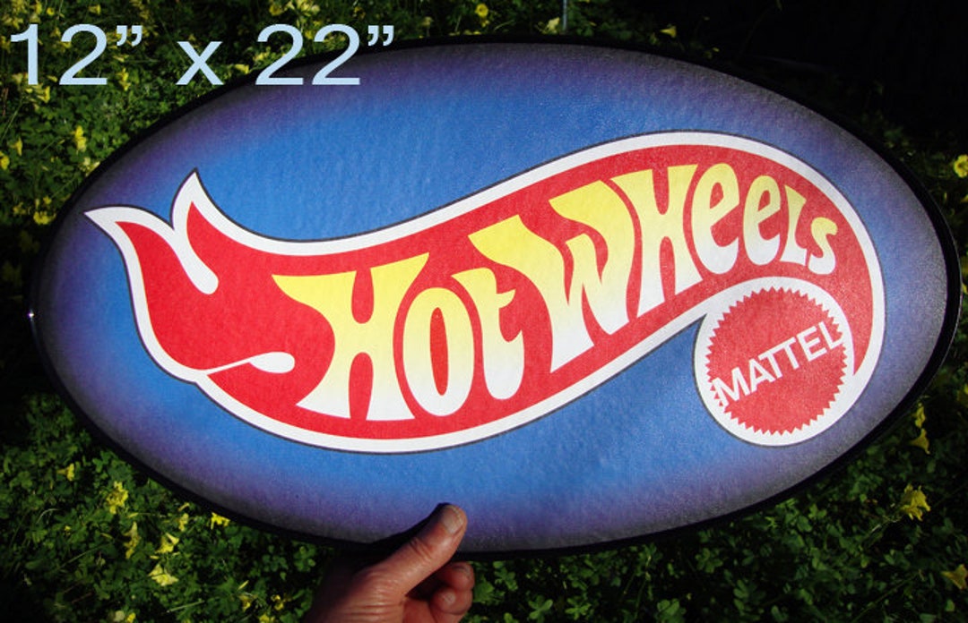Hot Wheels Logo Framed Oval Poster - Etsy