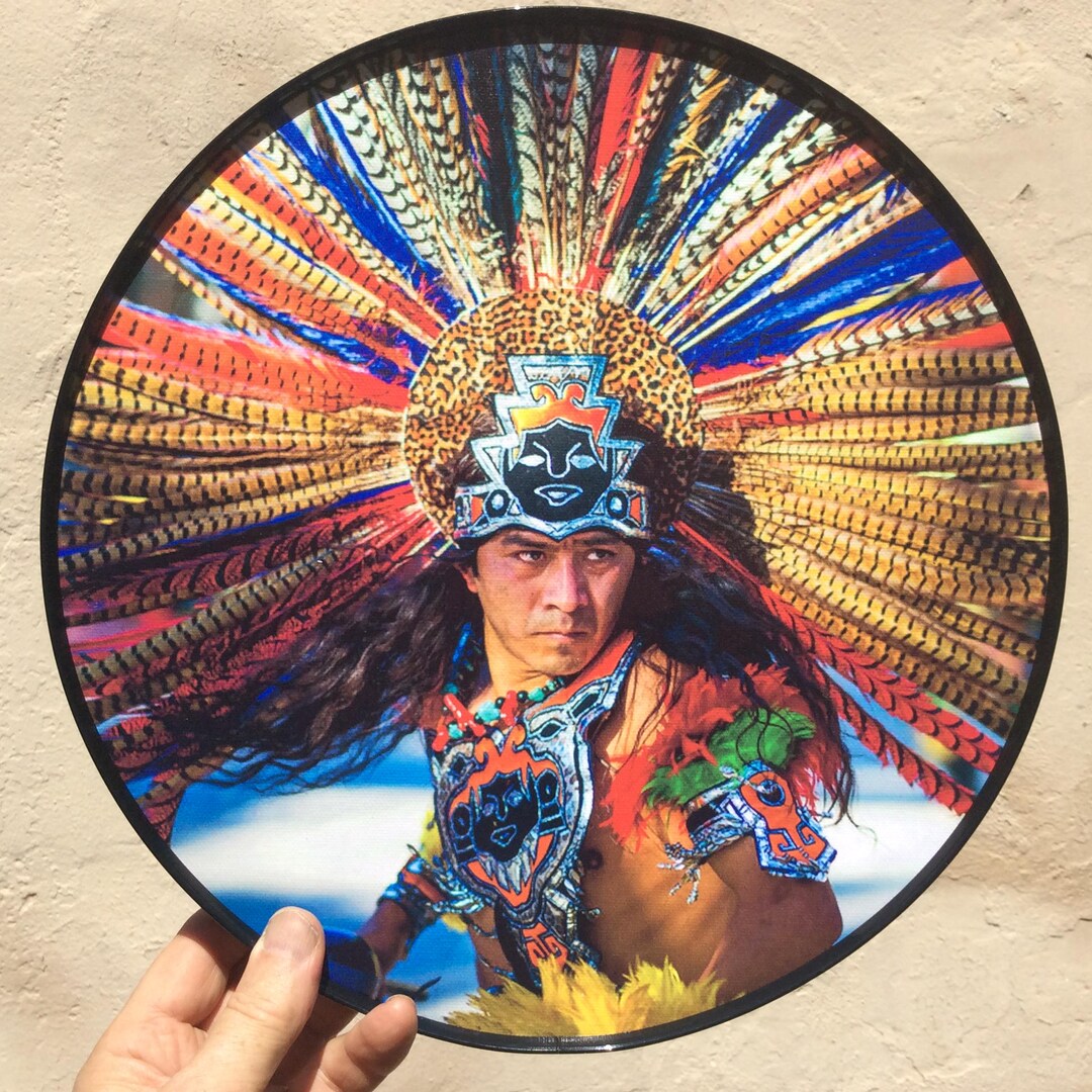 Aztec Head Dress, as a Framed Round Poster - Etsy