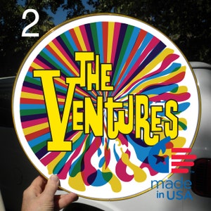 The Ventures Logo as a Framed Round Poster - Etsy