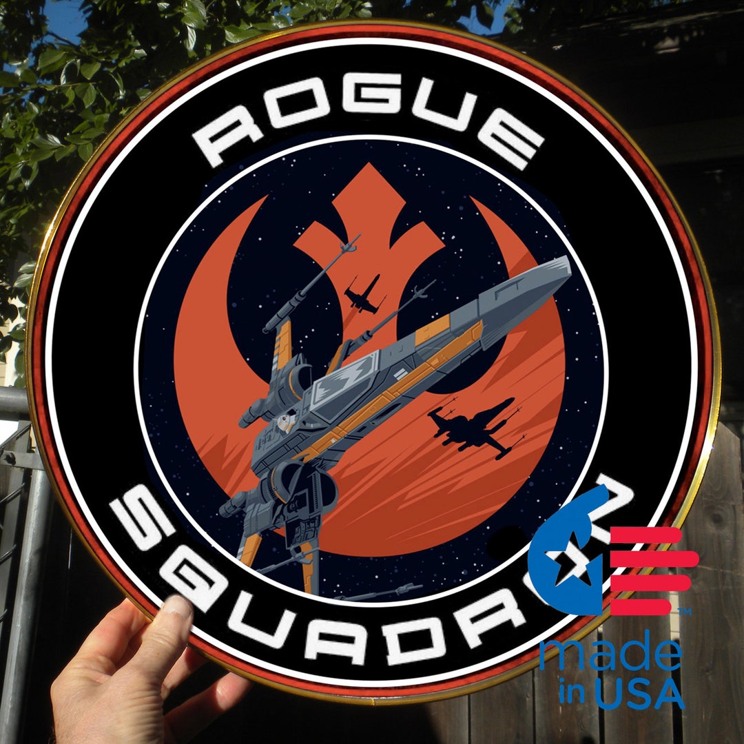 Rogue Squadron Logo as a Framed Round Poster - Etsy