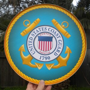 The United States Coast Guard Emblem as a Framed Sign/poster - Etsy