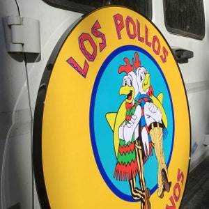 Los Pollos Hermanos Logo, as a Framed Round Poster - Etsy