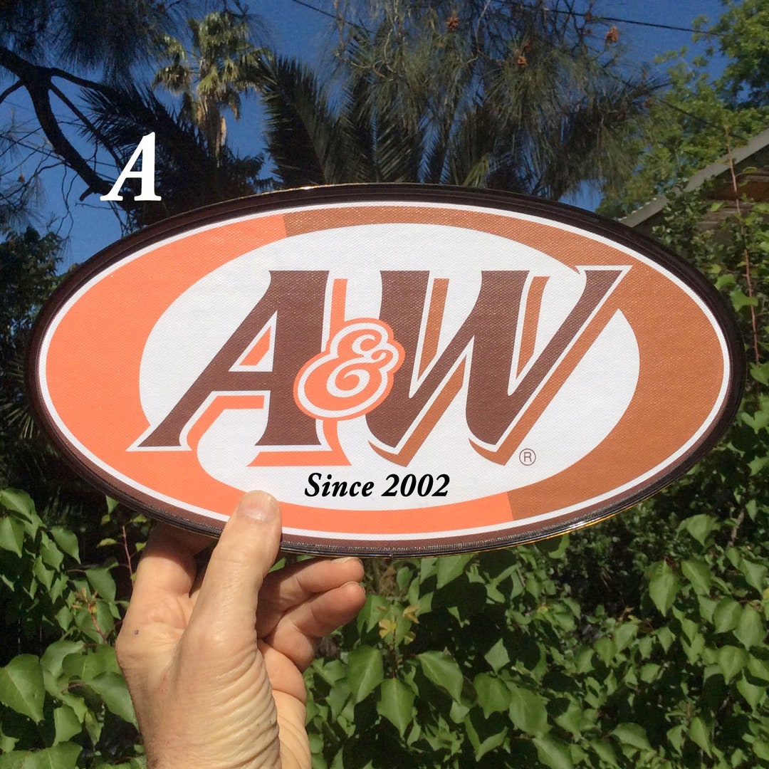 Customized A&W Logo as an Oval Poster - Etsy