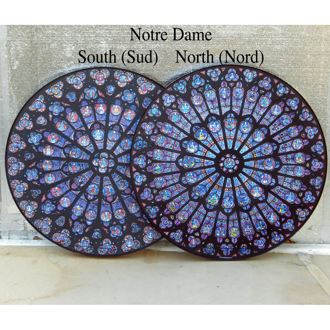 Notre Dame De Paris NORTH Rose Window Round Poster - Etsy