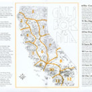 Illustrated California Color Poster - Etsy