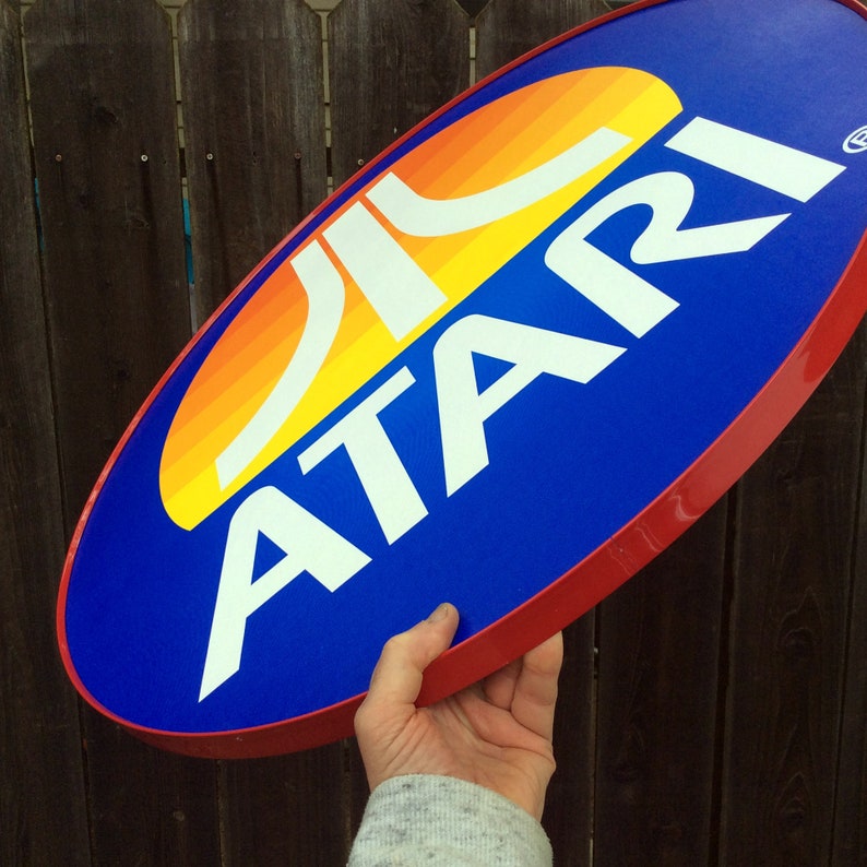 Atari Vintage Logo, as a Framed Round Poster/sign - Etsy