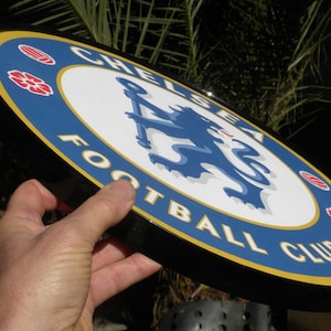 CHELSEA F.C. Logo as a Framed Round Sign/poster - Etsy UK