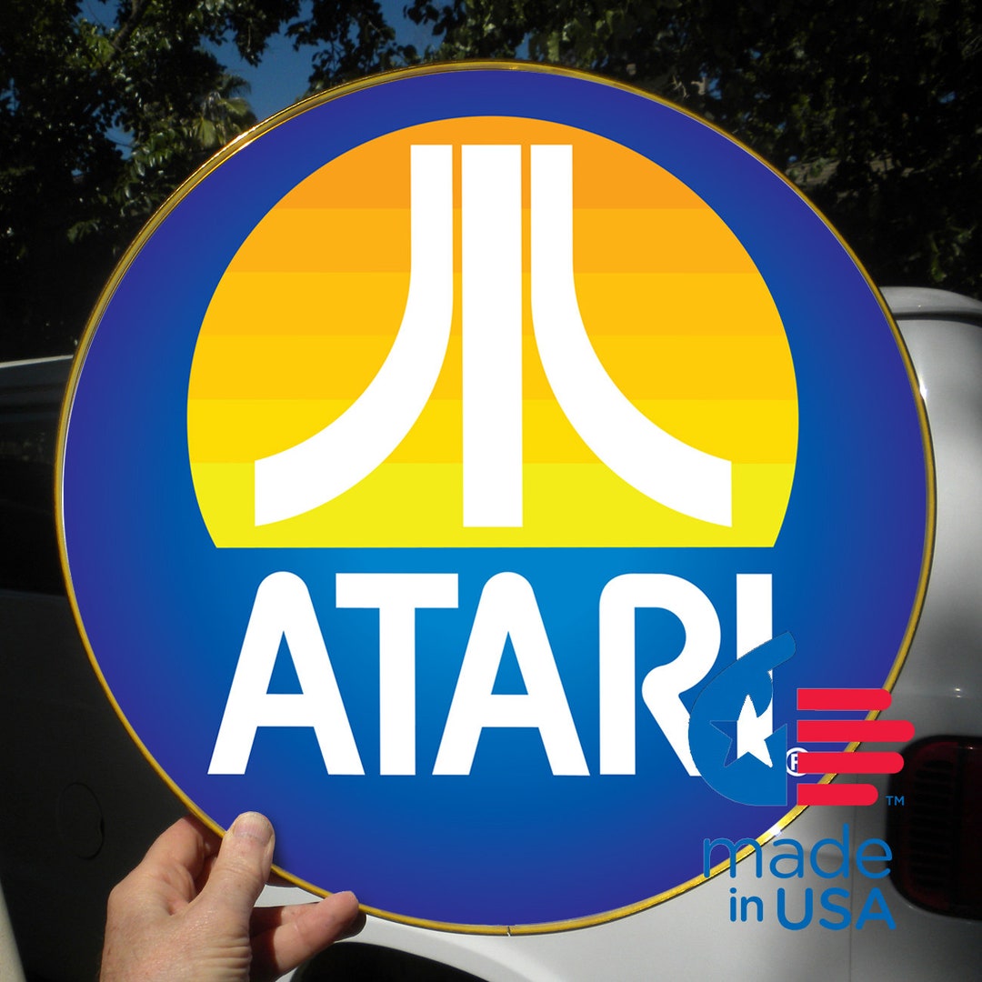 Atari Vintage Logo, as a Framed Round Poster/sign - Etsy