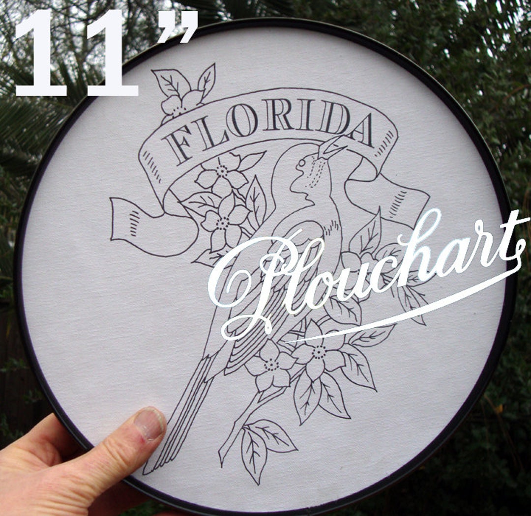 FLORIDA State Bird/flower Coloring Poster - Etsy