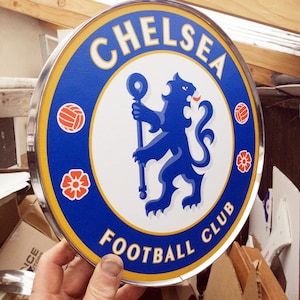CHELSEA F.C. Logo as a Framed Round Sign/poster - Etsy UK