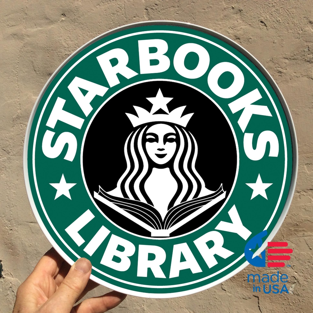 Starbooks Library Logo, as a Framed Round Poster/sign - Etsy