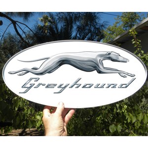 Greyhound Bus Lines Logo as a Framed Oval Sign/poster - Etsy