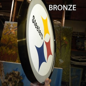STEELERS Logo, as a Framed Round Poster - Etsy