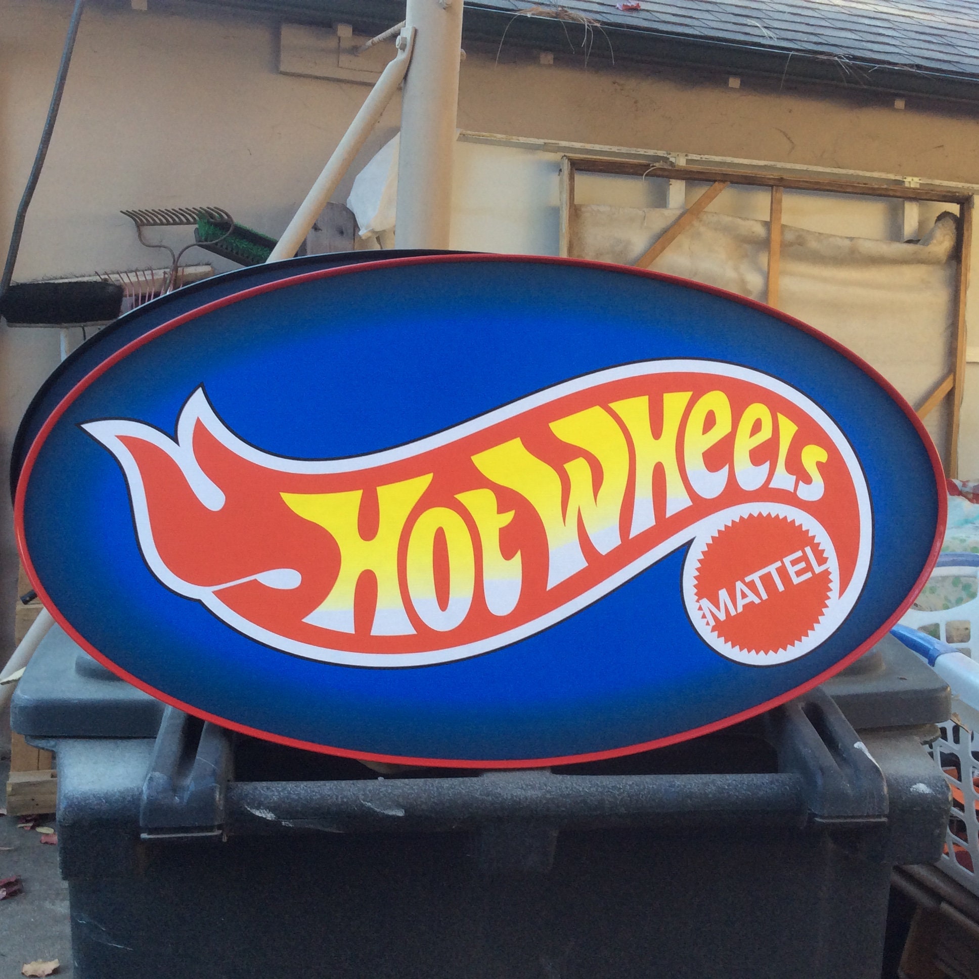 Hot Wheels Logo Framed Oval Poster - Etsy