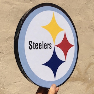 STEELERS Logo, as a Framed Round Poster - Etsy