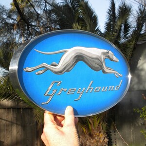 Greyhound Bus Lines Logo as a Framed Oval Sign/poster - Etsy