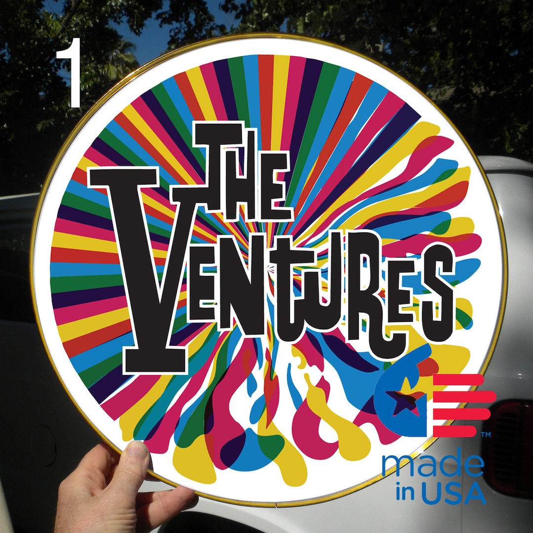 The Ventures Logo as a Framed Round Poster - Etsy