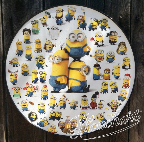 Minions Round Poster | Etsy
