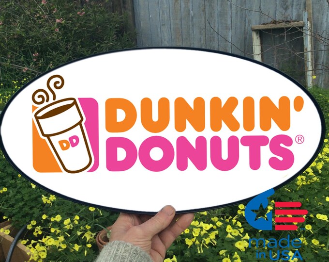Dunkin' Donuts Logo, as a Framed Oval Sign/poster - Etsy