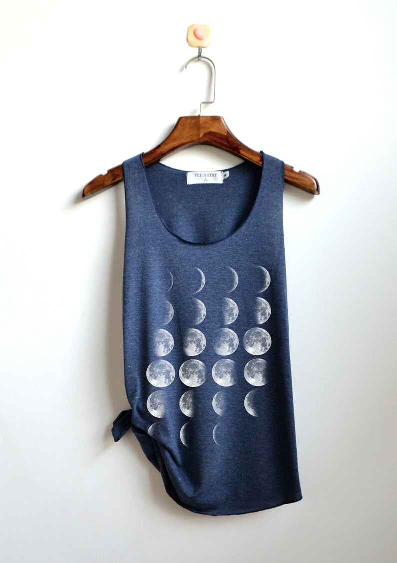 Moon Phase Tank Top Moon Tank Top Full Moon T-Shirt | Etsy