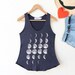 Moon Phase Tank Top Moon Tank Top Full Moon T-shirt Clothing - Etsy