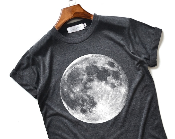 Full Moon Shirt Moon T Shirts Moon Graphic T Shirt Moon Phase Tee ...