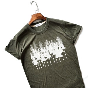 Pine Shirt Pine Tree Shirt Adventure Hiking Camping Shirt | Etsy