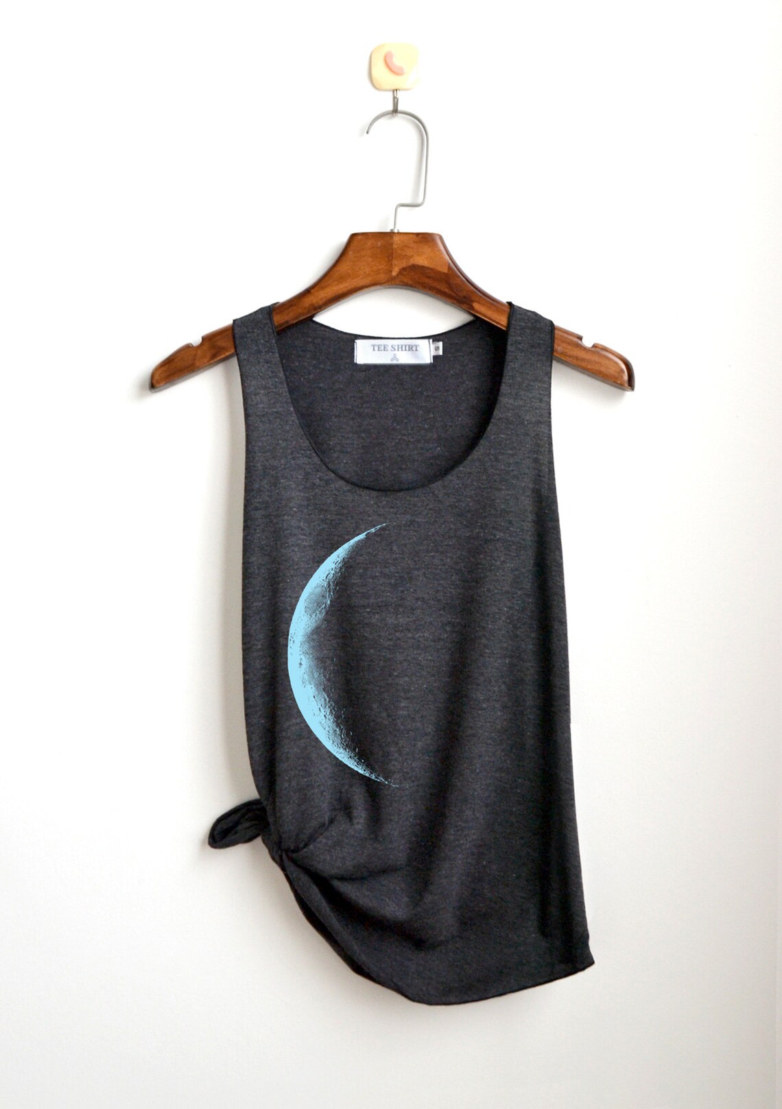 Half Moon Shirt Moon Tank Top Full Moon T-Shirt Clothing Tank | Etsy