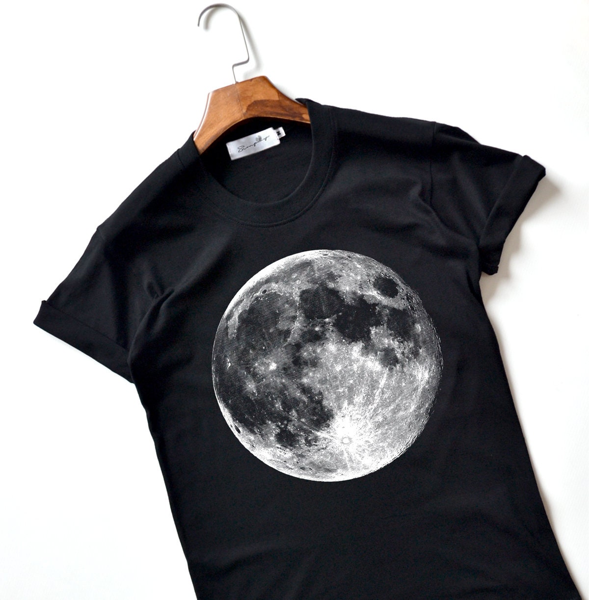 Super Moon T-shirts Moon T-shirt Full Moon Top High Quality - Etsy