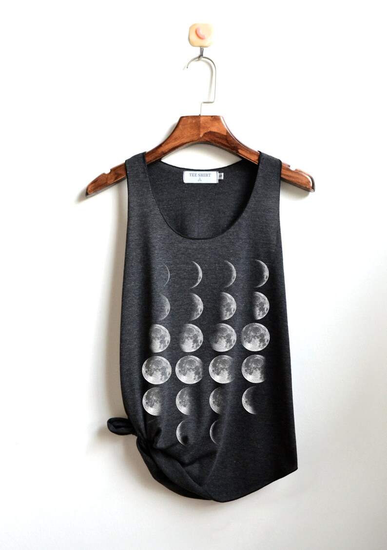 Moon Phase Tank Top Moon Tank Top Full Moon T-Shirt | Etsy