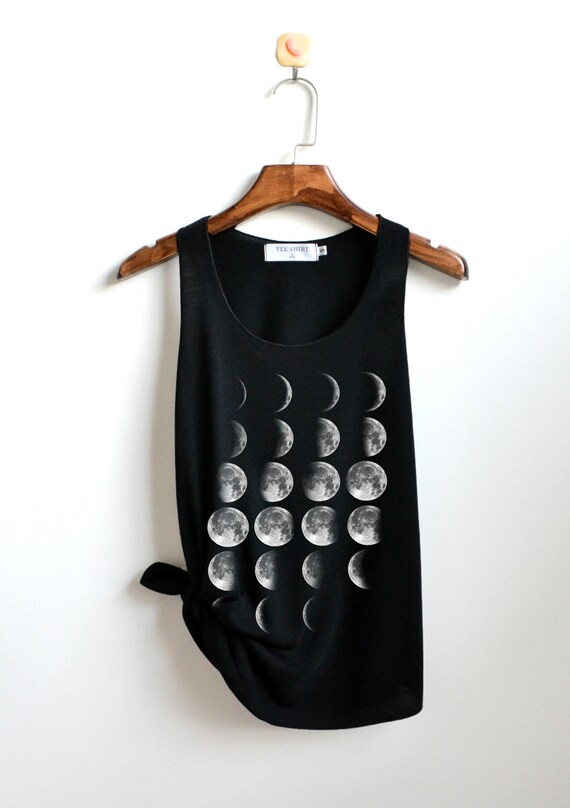 Moon Phase Tank Top Moon Tank Top Full Moon T-Shirt | Etsy