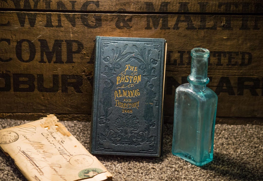 155+ Year Old Antique Boston Almanacs 1860's Pocket Books. Ephemera ...
