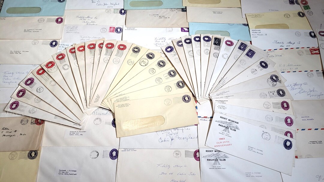 Vintage Envelopes 1930-1980s. Junk Journal/scrapbooking/ephemera/crafts ...