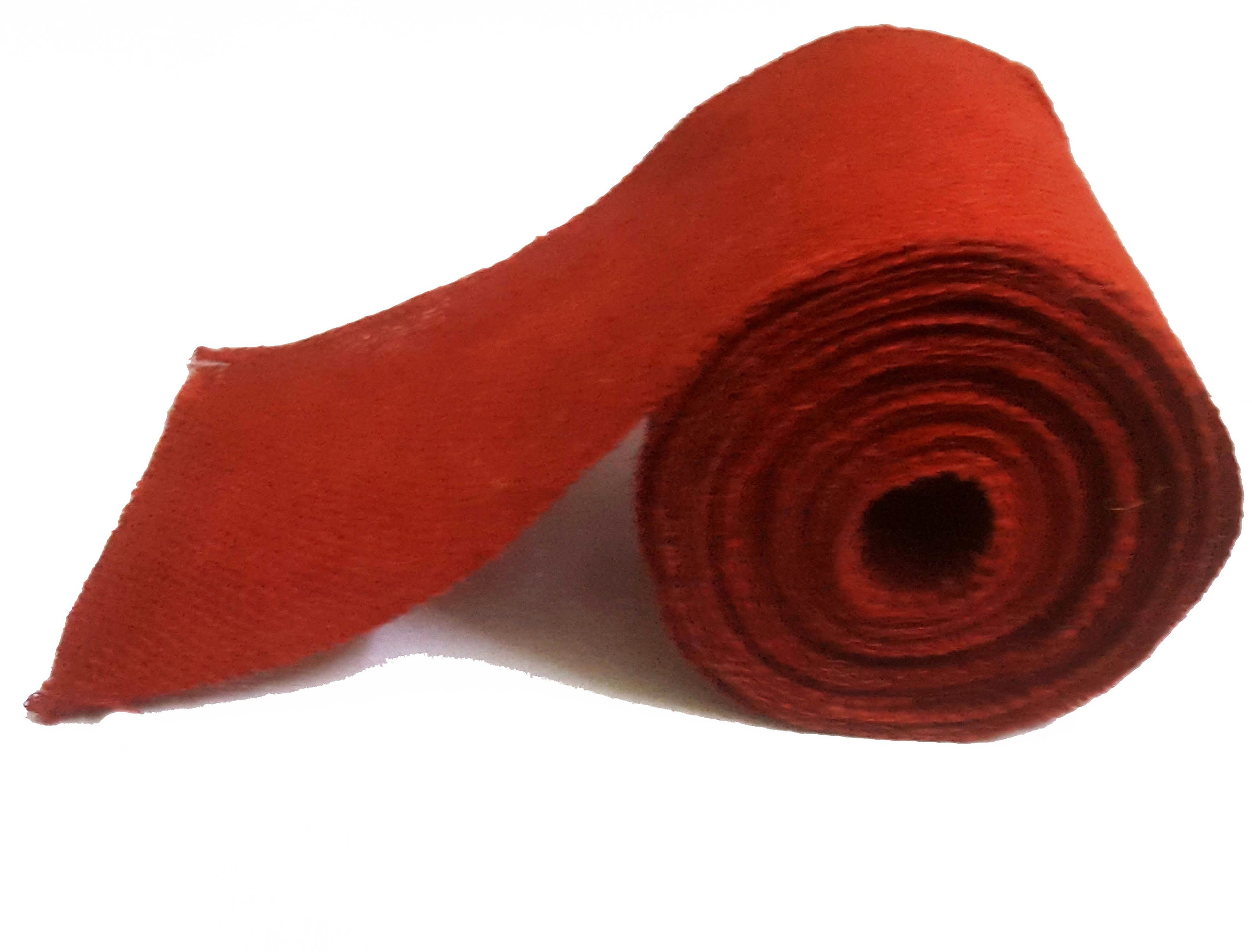 Red Burlap Ribbon Roll 5 Inch X 15 Feet Non-fraying | Etsy