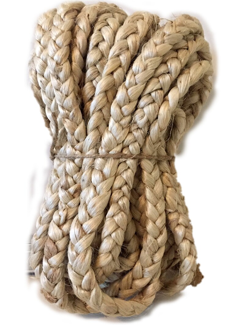 AAYU Hand Made Jute Braid 3 Strand 1/2 X 30 Feet per - Etsy