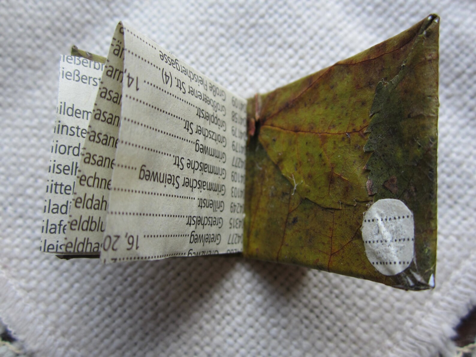 Leaf Booklets, Little Love Booklets ~libritos De Amor --artist Book ...