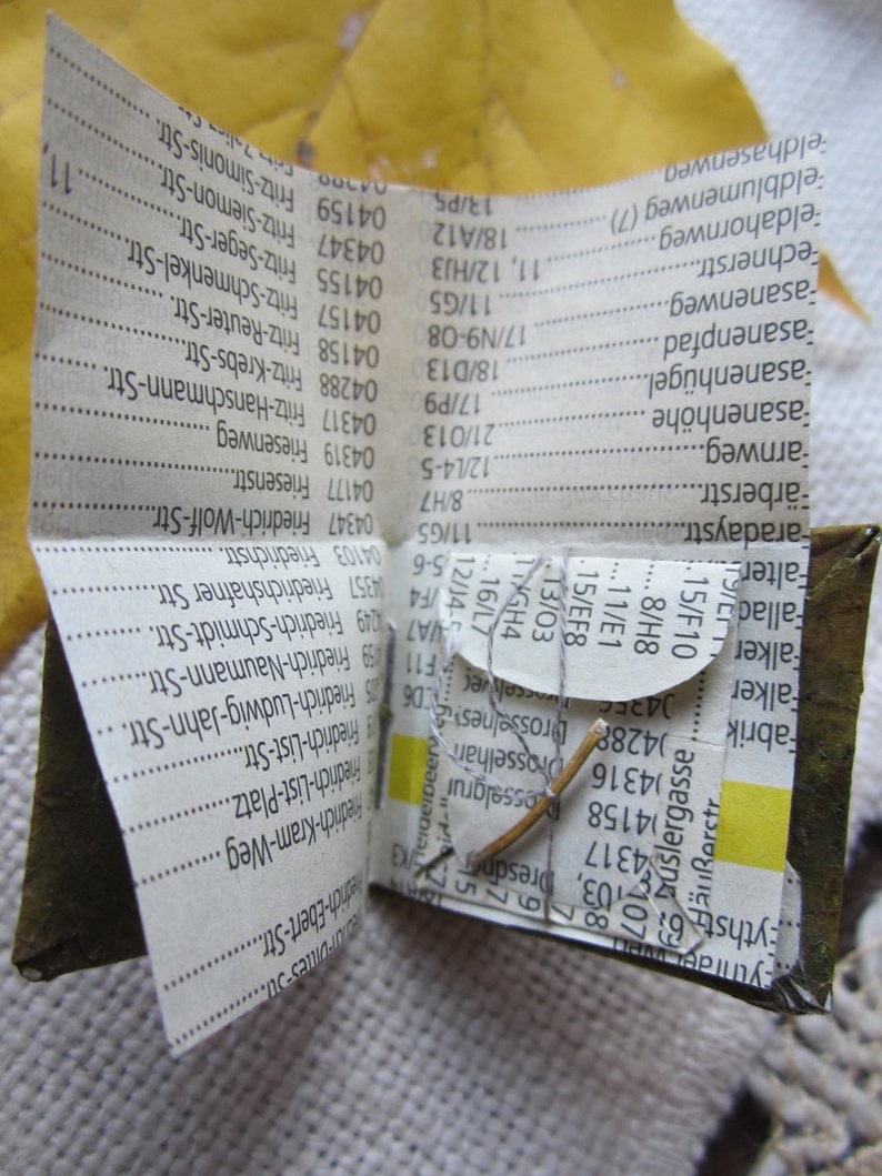 Leaf Booklets, Little Love Booklets ~libritos De Amor --artist Book ...