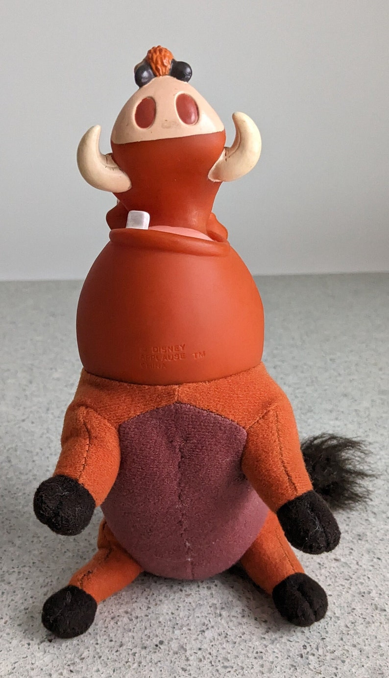 Collectible Disney Applause Lion King Timon& Pumbaa Vinyl Plush and ...