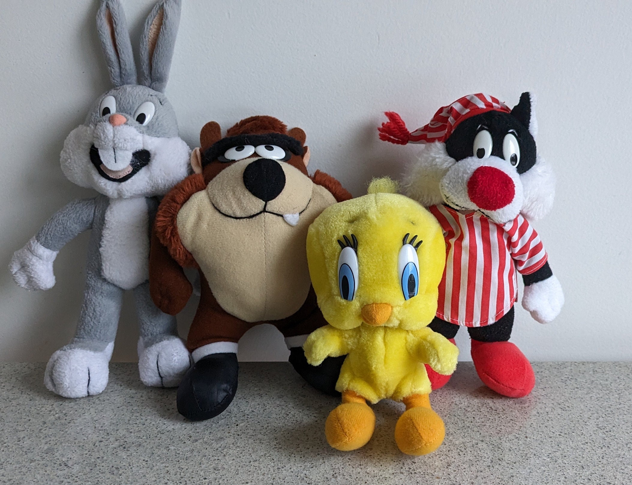 Vintage Collectible Looney Tunes Characters Plush Dolls/looney Tunes ...