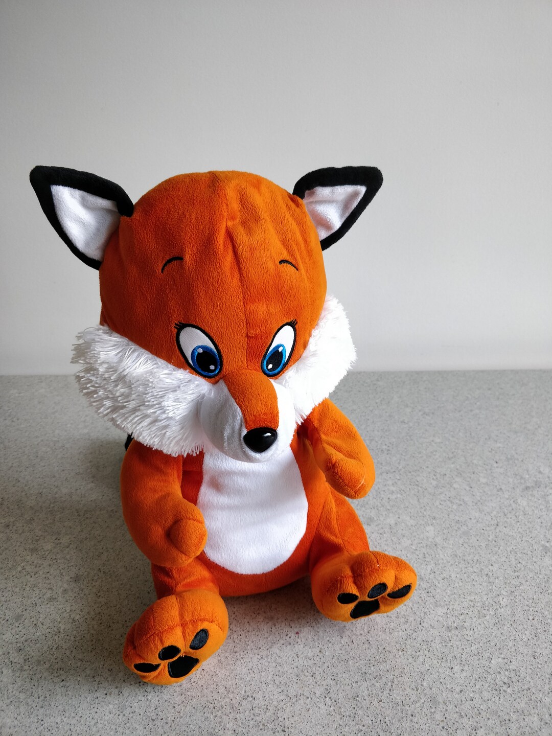 Collectible Jumbo Fox Stuffed Animal Plush/sitting Fox Plush Toy ...