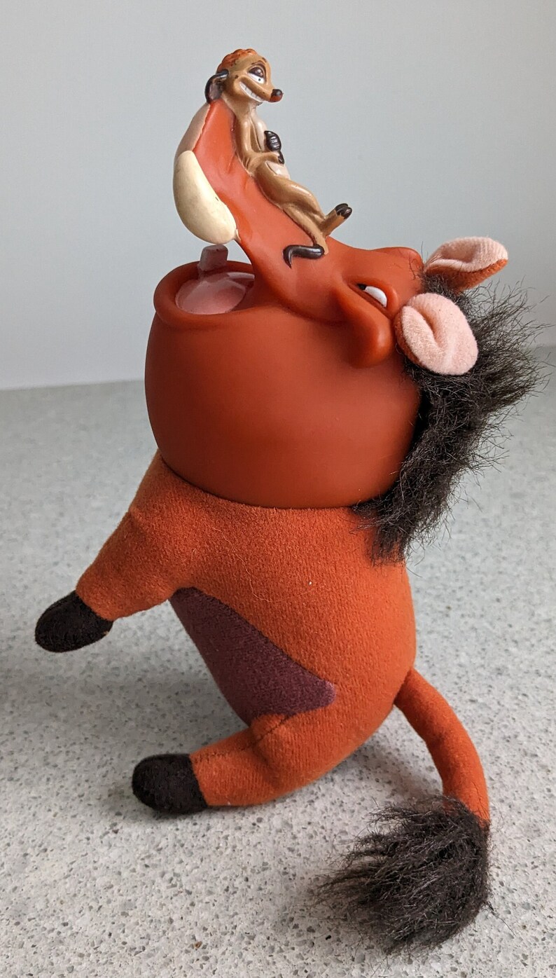Collectible Disney Applause Lion King Timon& Pumbaa Vinyl Plush and ...