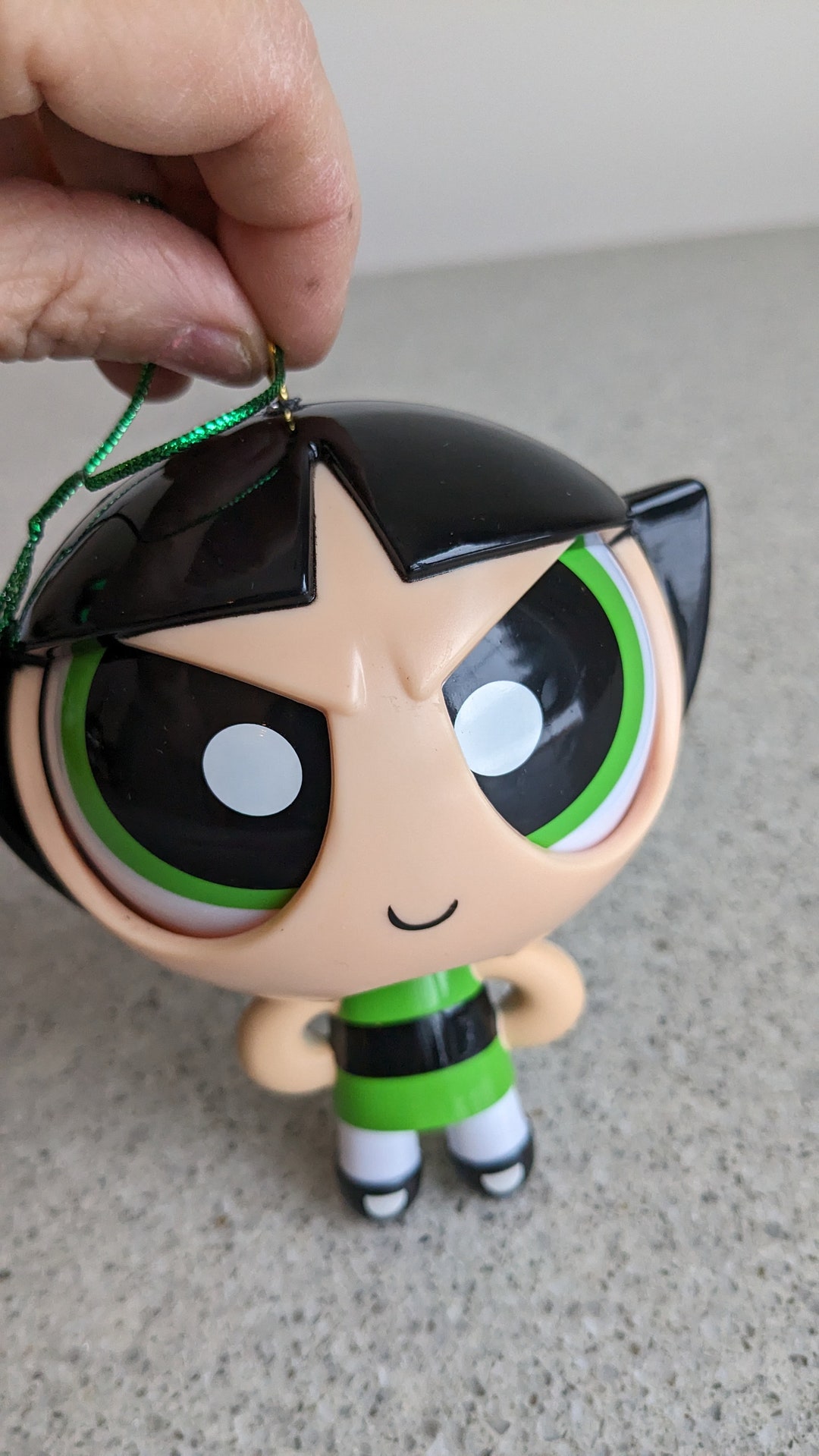 Collectible Talking Powerpuff Girls 5" Buttercup Plastic Doll/talking ...