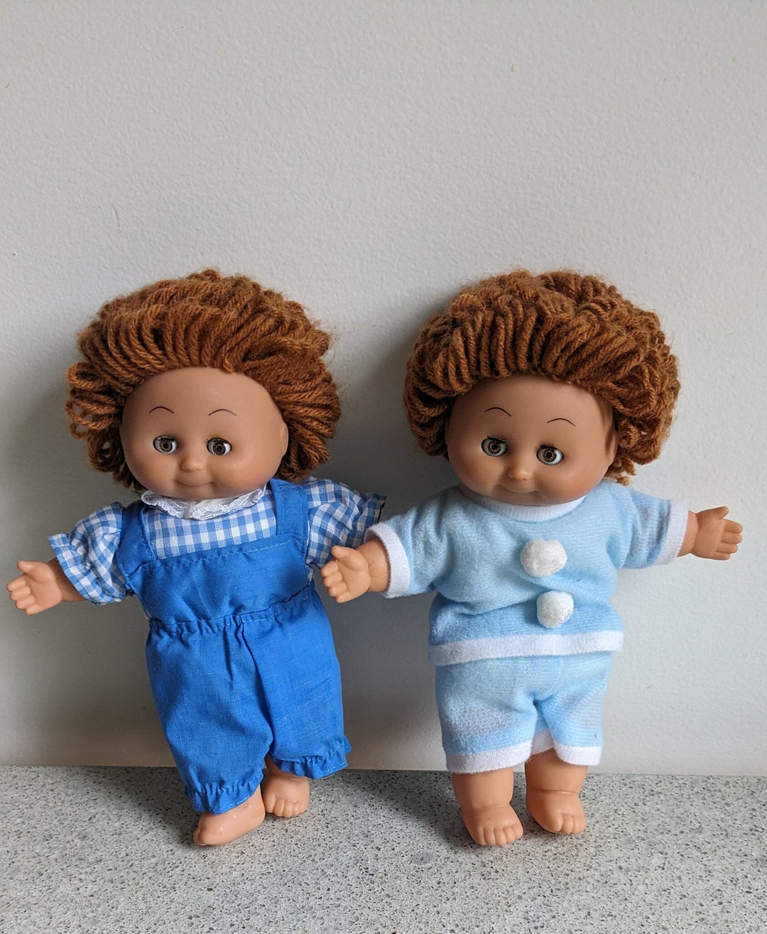 Collectible Vintage Set of 2 Cabbage Patch Kids Cuties Friends Plush ...