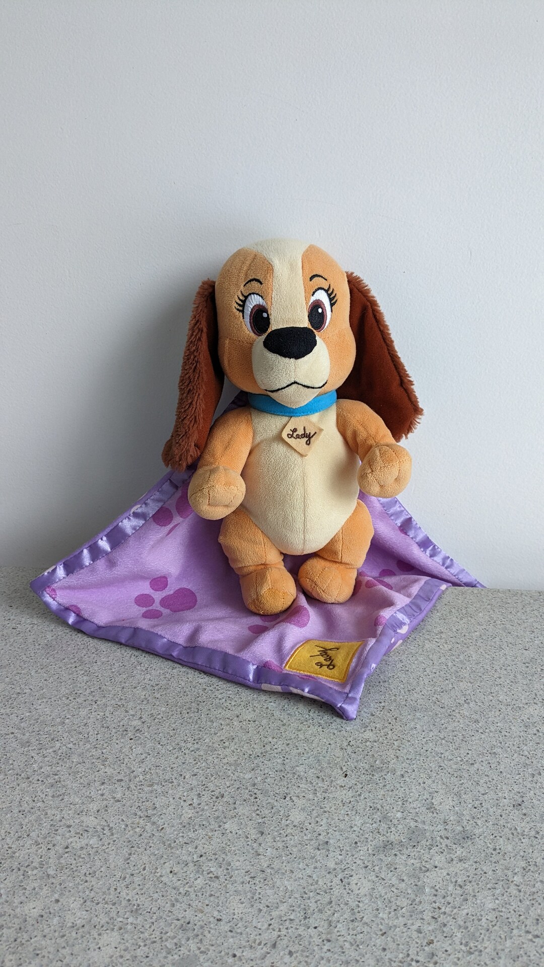Vintage Disney Lady American Cocker Plushie Doll/11 " Lady and the ...